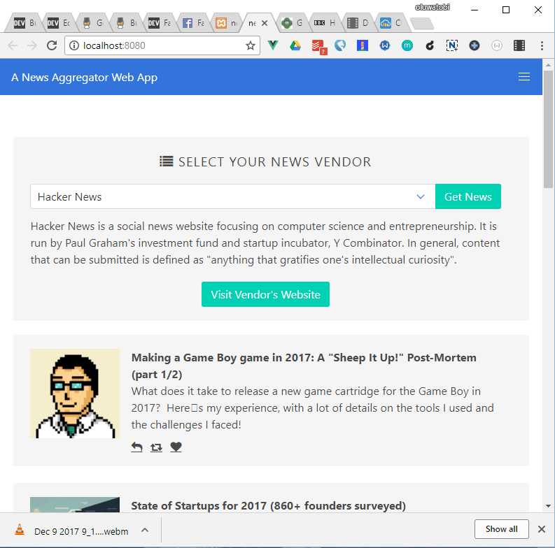 Building A News Aggregation Application Using Vuejs Dev Community