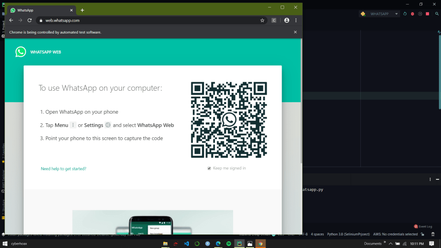 Automate Whatsapp Messages Using Python Dev Community