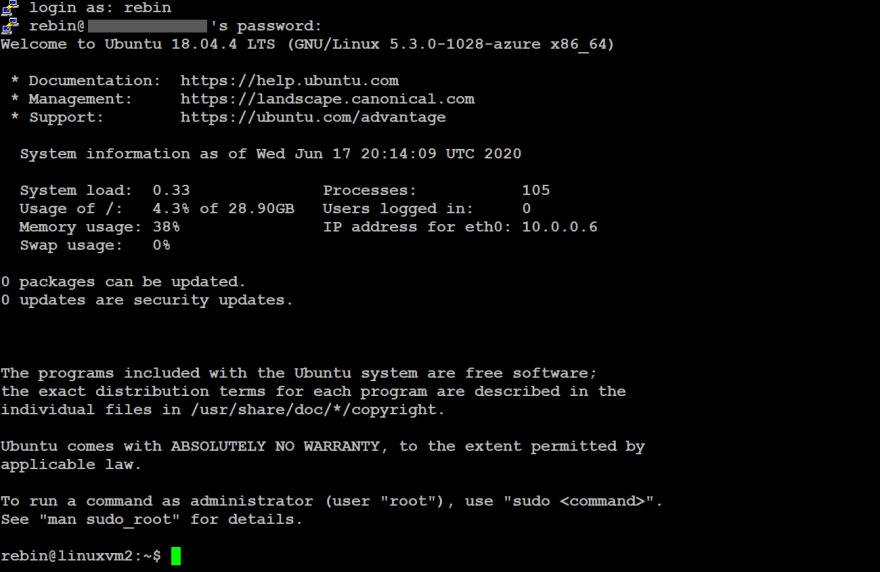 Install Asp Core On Linux Azure Virtual Machine Ubuntu