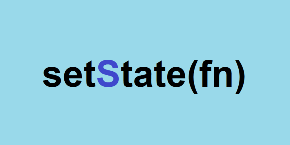 What is setState() in flutter and when to use it? - DEV Community What is setState() in flutter and when to use it? - DEV Community