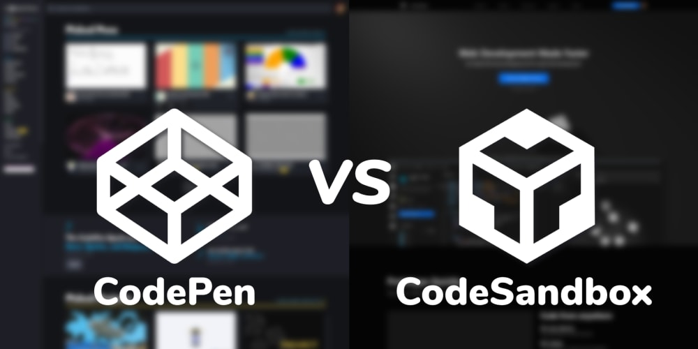 CodePen vs CodeSandbox - JavaScript playgrounds compared - DEV Community CodePen vs CodeSandbox - JavaScript playgrounds compared - DEV Community