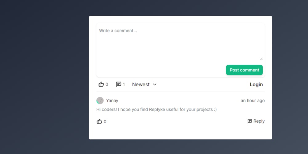Add A Comment Section To Your React Project Part 2 Use Your Own Server Dev Community