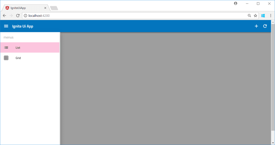 Develop A Cross Platform Application By Angular And Ignite Ui For Angular Part 2 Dev Community