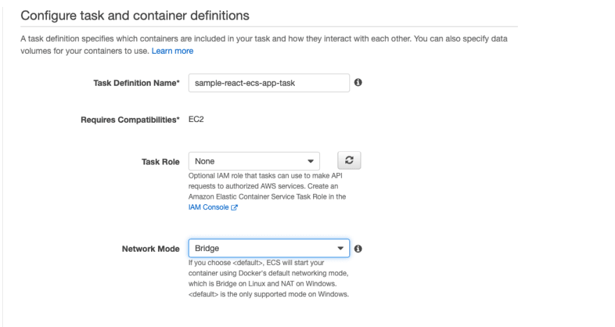 Deploying A Sample React App To Ecs Dev Community