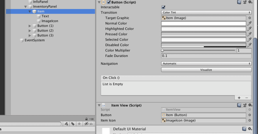 Mvc In Unity With Scriptable Objects Part 2 Dev Community
