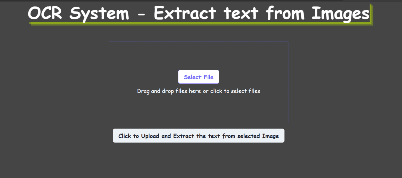 Build an OCR app using fullstack Python Framework Reflex - DEV Community
