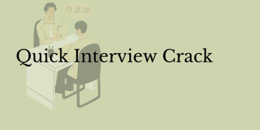 Quick Interview Crack Two Pointers Technique Dev Community