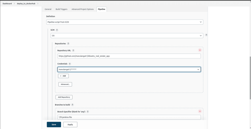 Set Up Jenkins Pipeline Jobs To Deploy A Django Image To Dockerhub Dev Community
