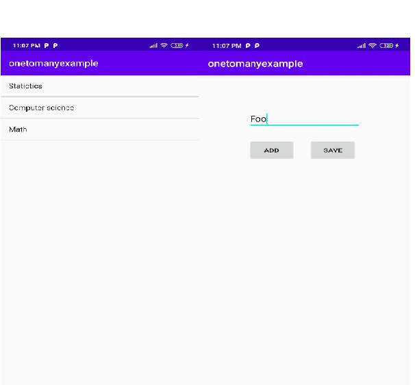 Android Room How Works One To Many Relationship Example Dev Community