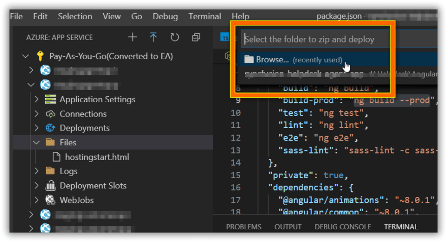 How to publish an Angular App in Azure Linux Web App Service explained ... How to publish an Angular App in Azure Linux Web App Service explained ...
