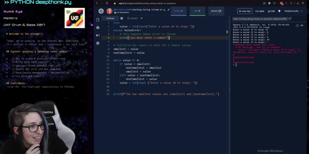 Faking A Computer Glitch W Python And Obs [live Coding Recap] Dev Community