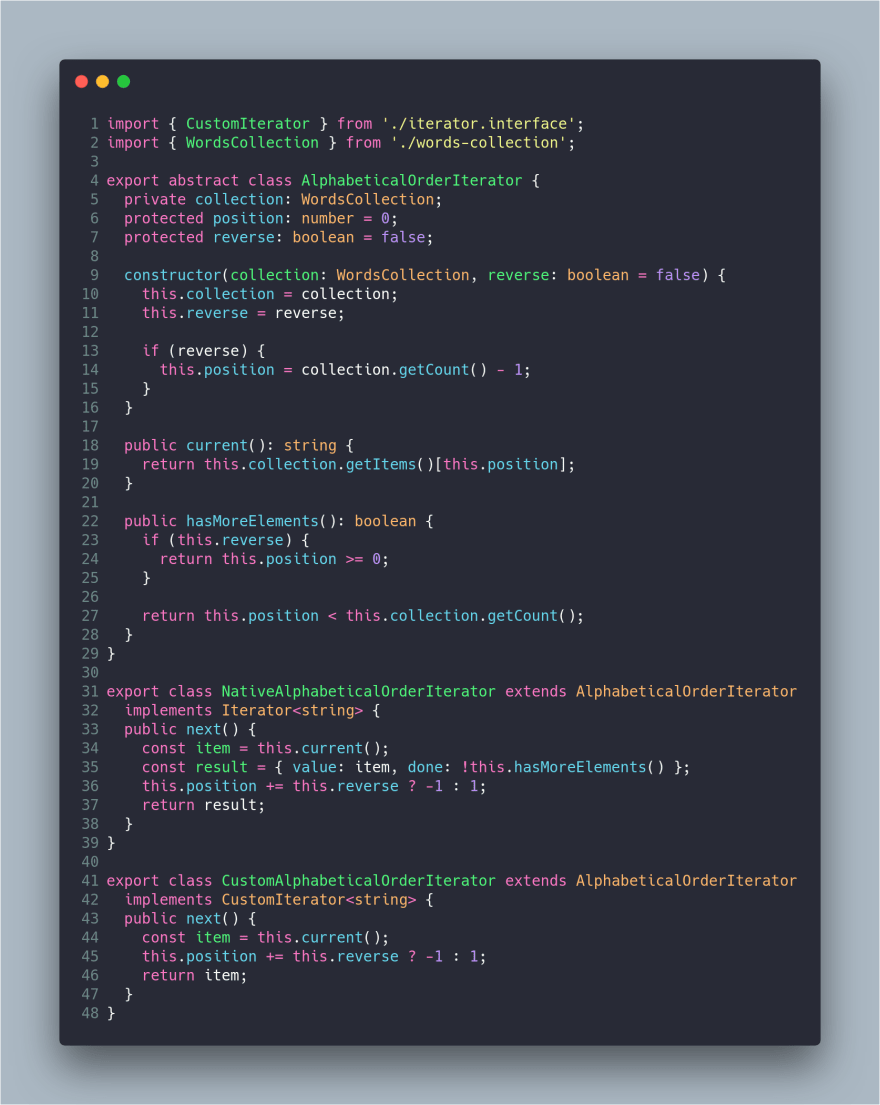 Understanding Iterator Pattern In Javascripttypescript Using Symboliterator Dev Community