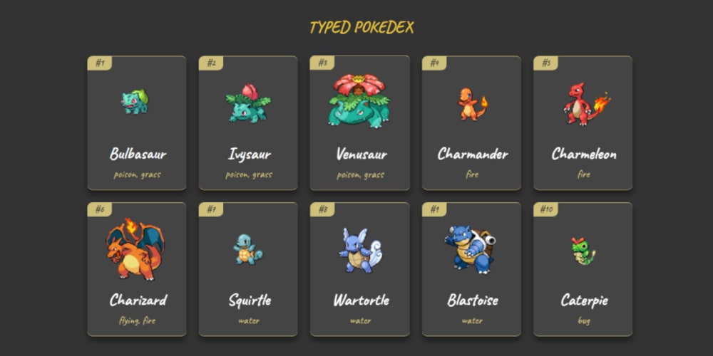 A Practical Guide To Typescript How To Build A Pokedex App Using Html Css And Typescript