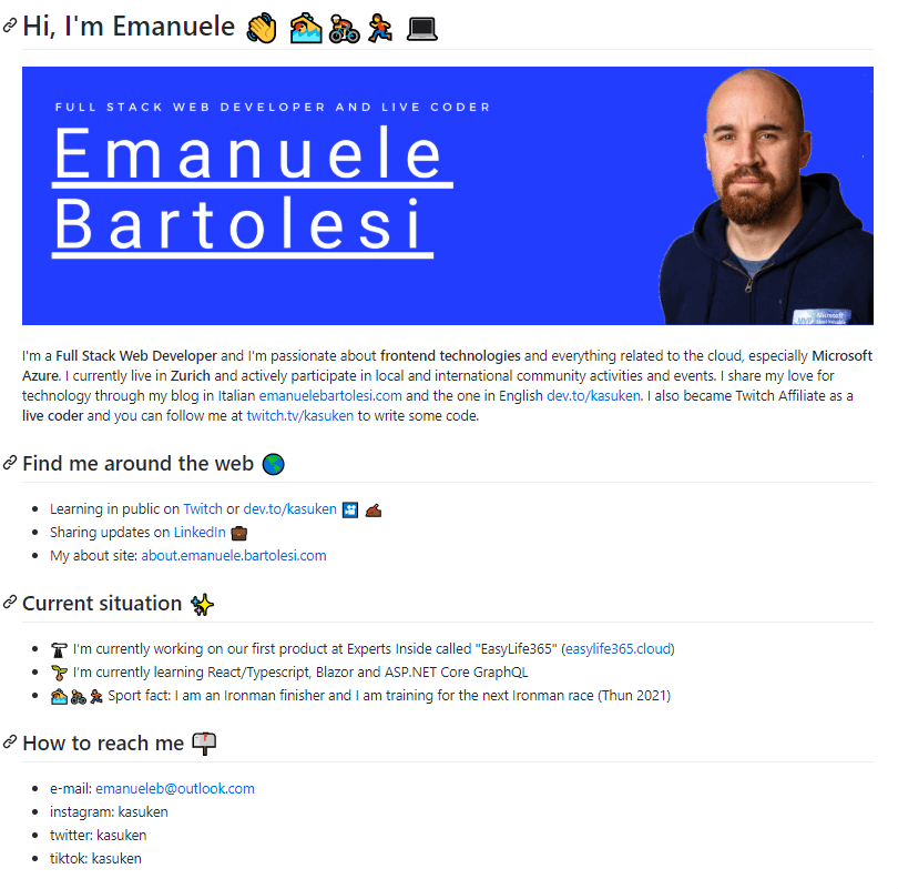 How To Create An Awesome Github Profile Readme Dev Community