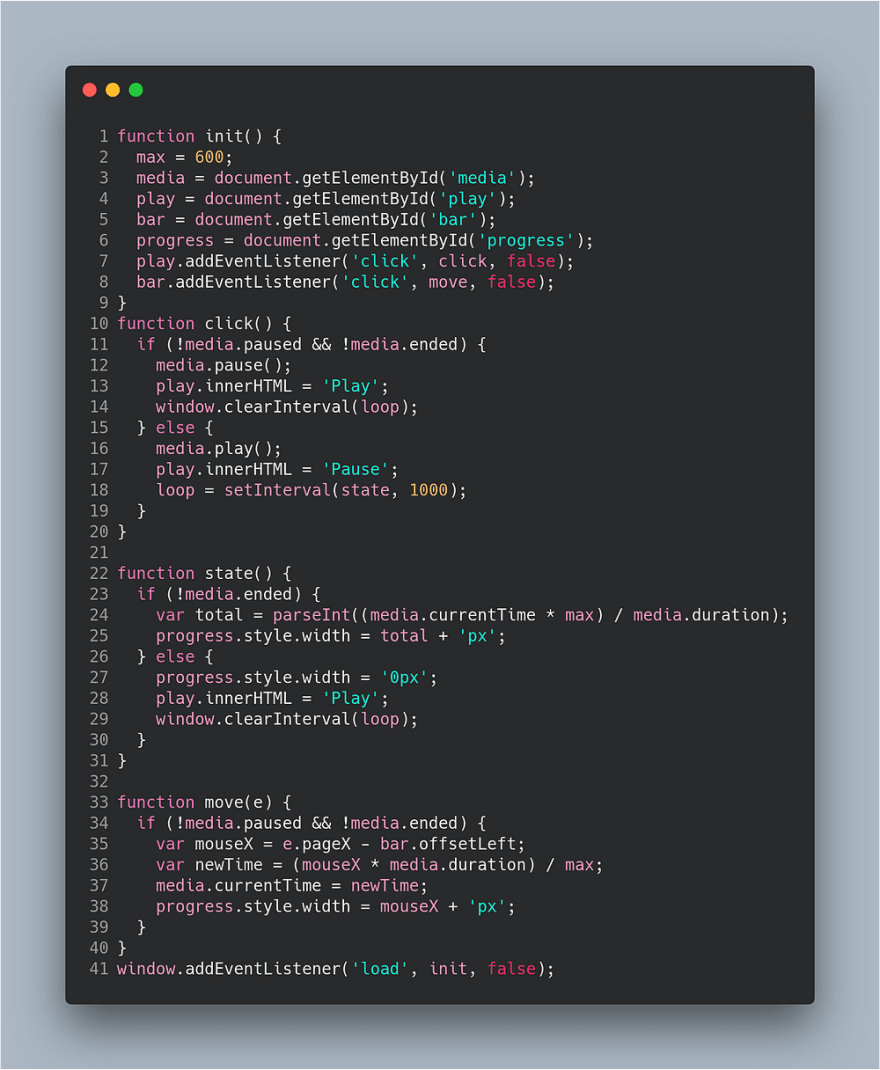 Refactoring A Video Player Using Reveal Module And Command Pattern In Javascript Dev Community