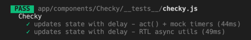 Testing Async Stuff In React Components With Jest And React Testing Library Dev Community