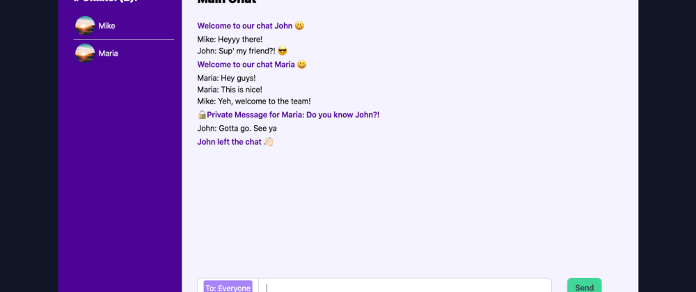 A Basic Chat App With React Tailwindcss Node And 馃 Dev Community
