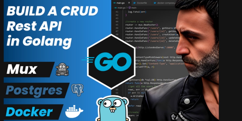 Build A Crud Rest Api In Go Using Mux Postgres Docker And Docker Compose Dev Community