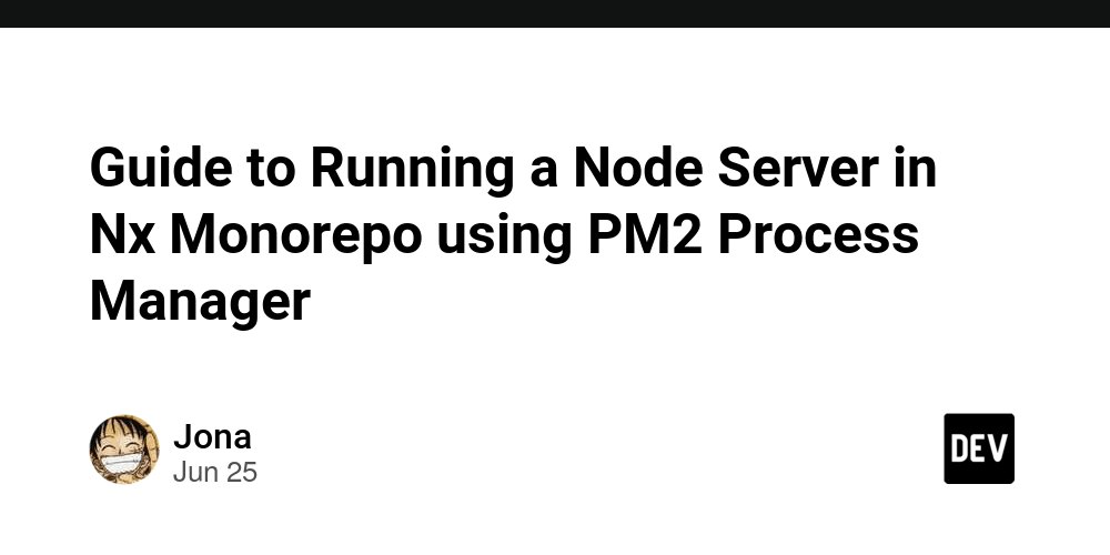 Guide to Running a Node Server in Nx Monorepo using PM2 Process Manager ... Guide to Running a Node Server in Nx Monorepo using PM2 Process Manager ...