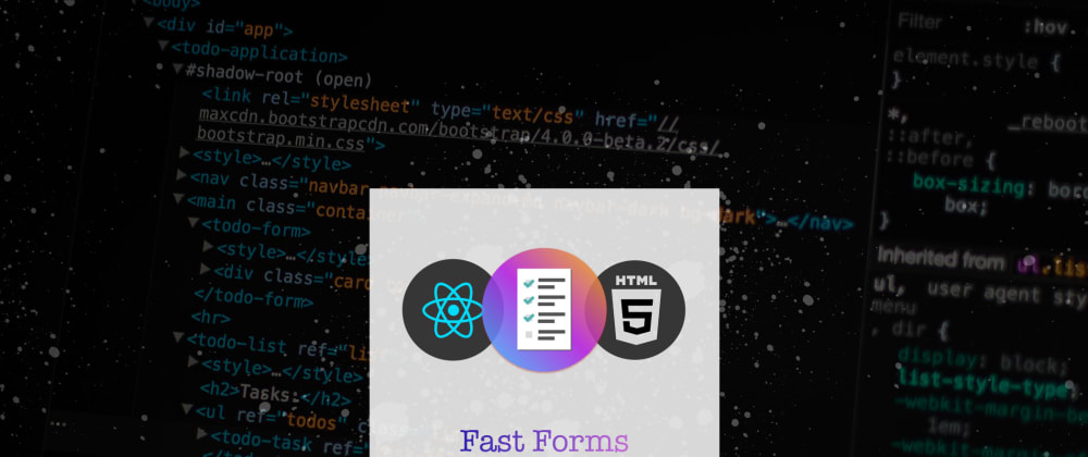 Building Fast Forms In React With Html5 And Validations