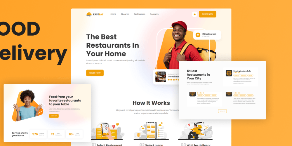 How To Make A Food Delivery Website Using Html Css Javascript Dev Community