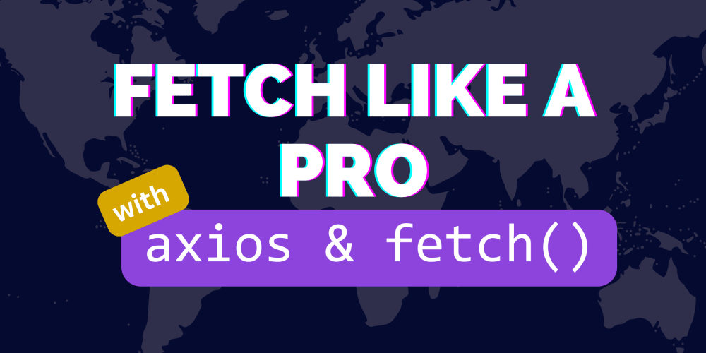 Consume RESTful APIs like a Pro with axios and fetch() - DEV Community Consume RESTful APIs like a Pro with axios and fetch() - DEV Community