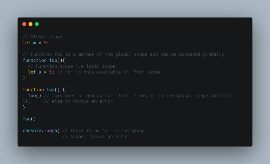 Understanding Javascript Scope - DEV Community
