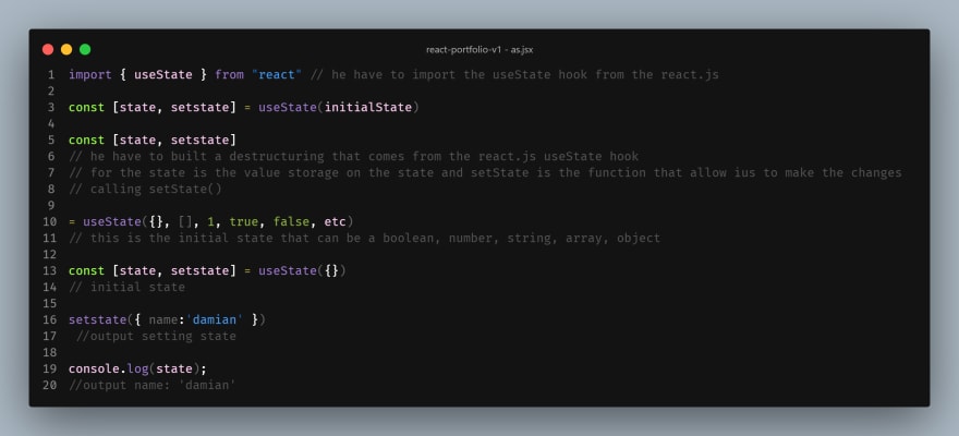 Hooks Usestate And Useeffect Dev Community