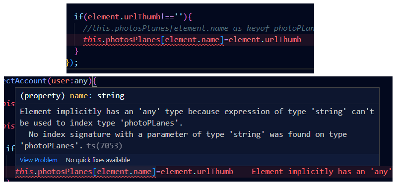 Element Implicitly Has An Any Type Because Expression Of Type Any