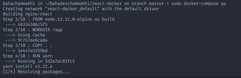 Dockerizing A React App With Nginx Using Multi Stage