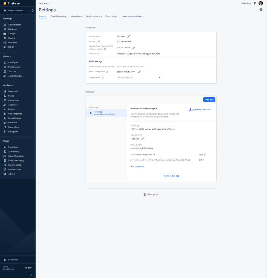 Setting Up Your Flutter App With Firebase Dev Community