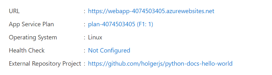 Azure Sdk For Python How To Create A Python Azure Web App And Deploy Code From A Github