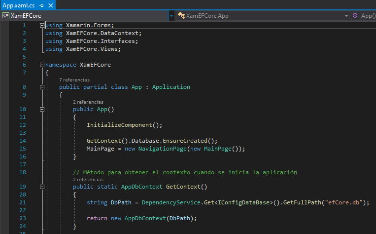 Xamarin Forms Y Entity Framework Core Sqlite Persistencia Y Acceso A
