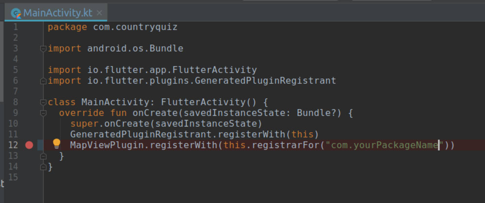 How To Add Native Code To A Flutter App Using Platform Views On Android Dev Community