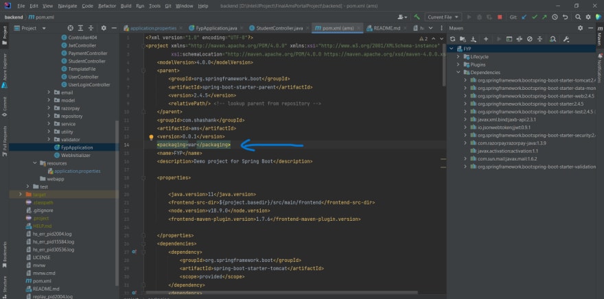 SpringBoot + ReactJs Web Application Deploy on Azure - DEV Community SpringBoot + ReactJs Web Application Deploy on Azure - DEV Community