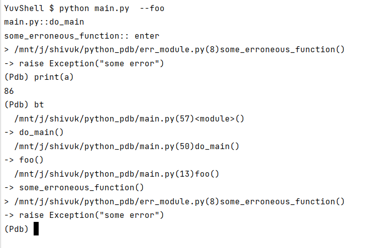 Python Pdb Usage And Reproducing Program Execution Dev Community