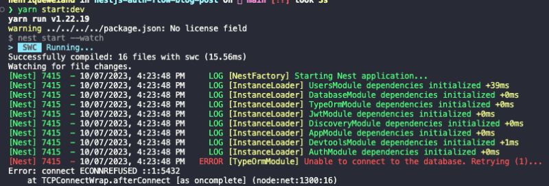 Authentication Part 3 Using Nestjs And Postgres Database Neon Tech