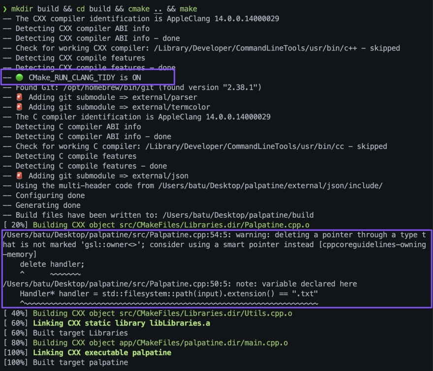 Static analysis tooling with CMake - DEV Community Static analysis tooling with CMake - DEV Community