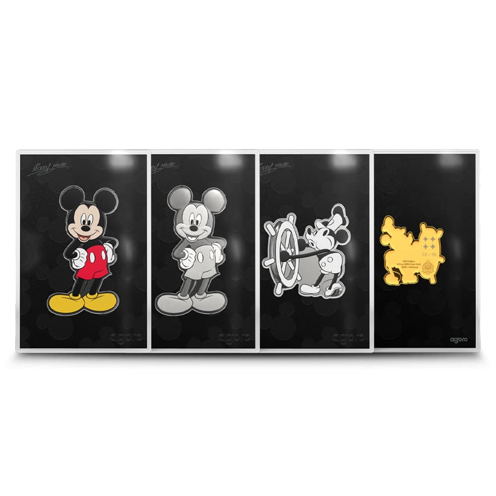 2025 1/2 oz Proof Colorized Niue Disney Mickey Mouse Blind Box Foil ...