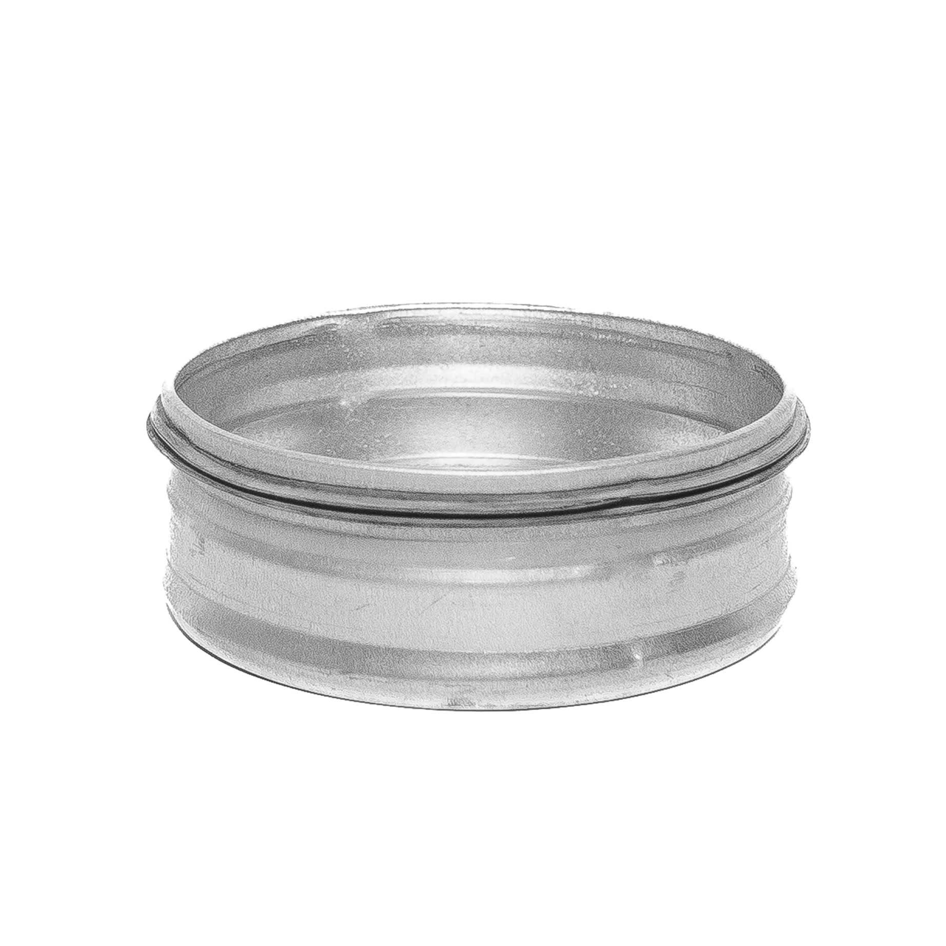 Endebunn m/pakning 125mm Prefa