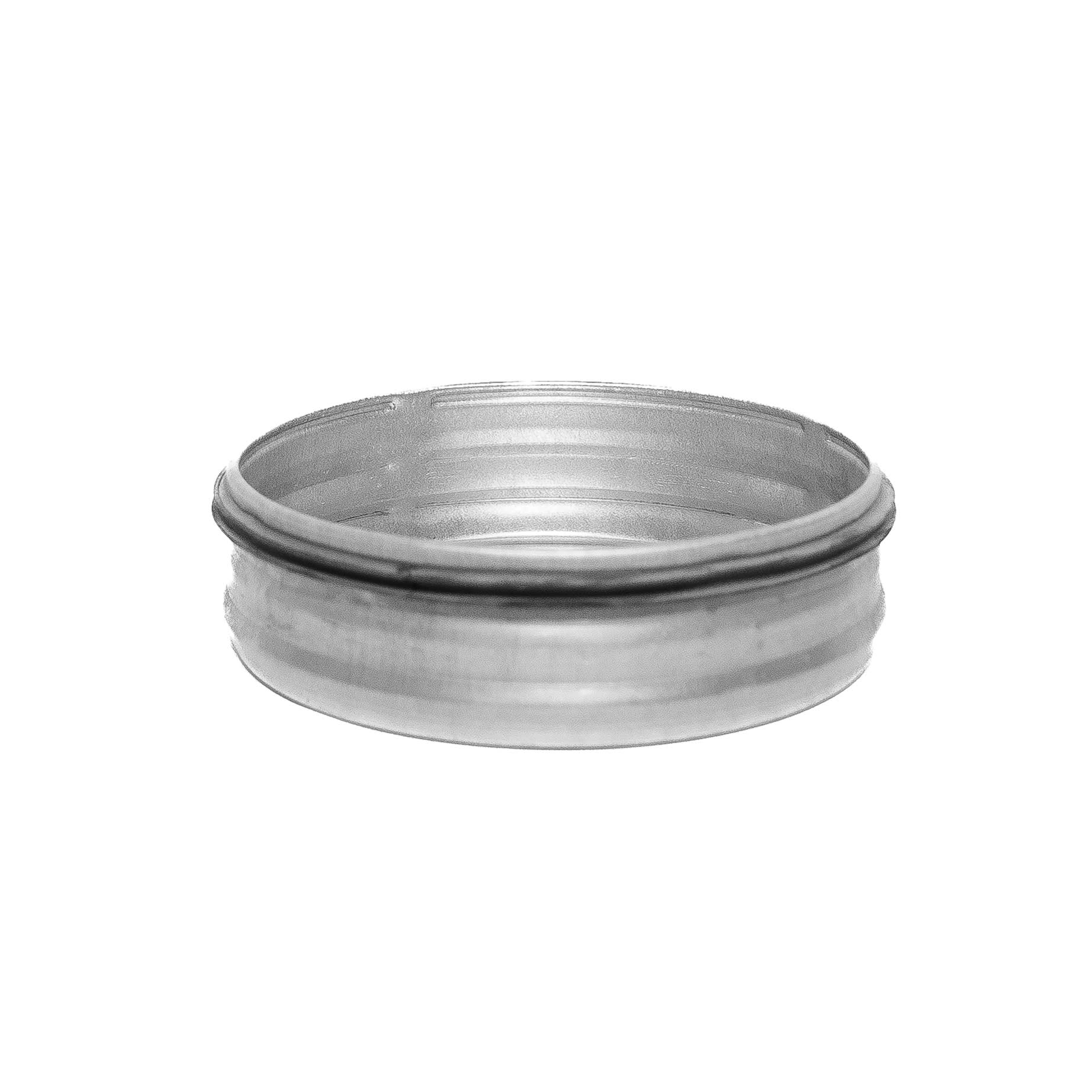 Endebunn m/pakning 160mm Prefa