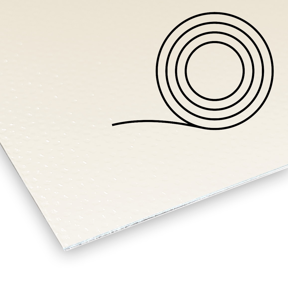 Colorcoat coil hvit 0,6mm - 1250mm - 250m2 Prefa