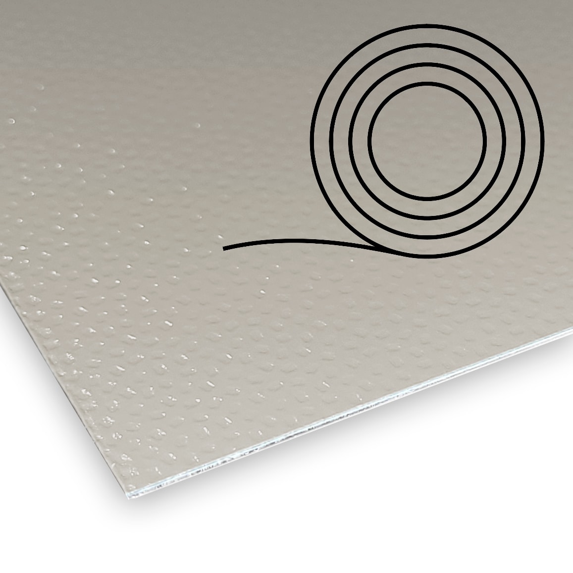 Colorcoat coil lys grå 0,6mm - 1250mm - 250m2 Prefa
