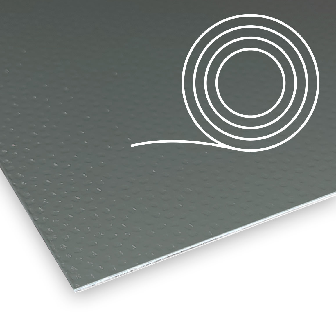 Colorcoat coil mørk grå 0,6mm - 1250mm - 250m2 Prefa