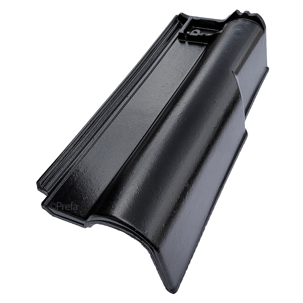 Koramic Modula gavl høyre nobel sort engobert Prefa