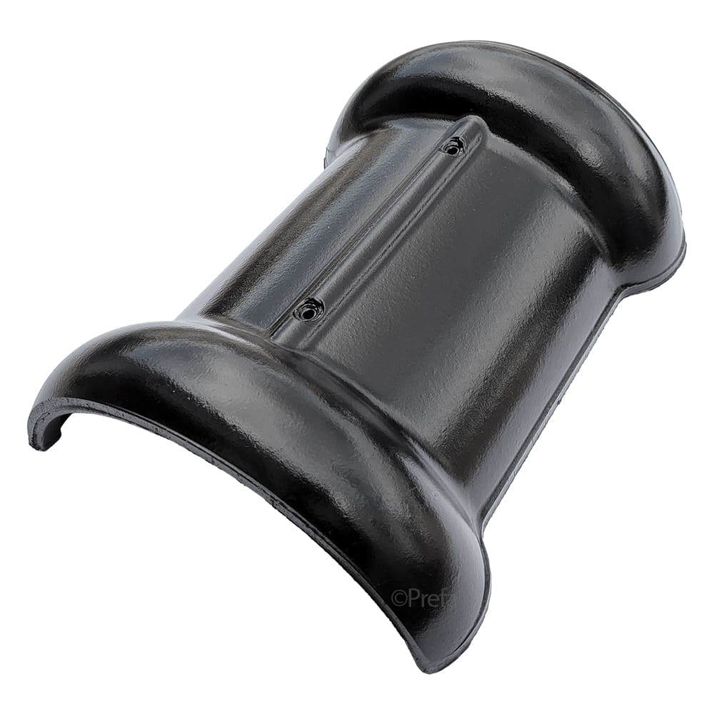 Koramic Modula overgangsmøne nobel sort engobert Prefa