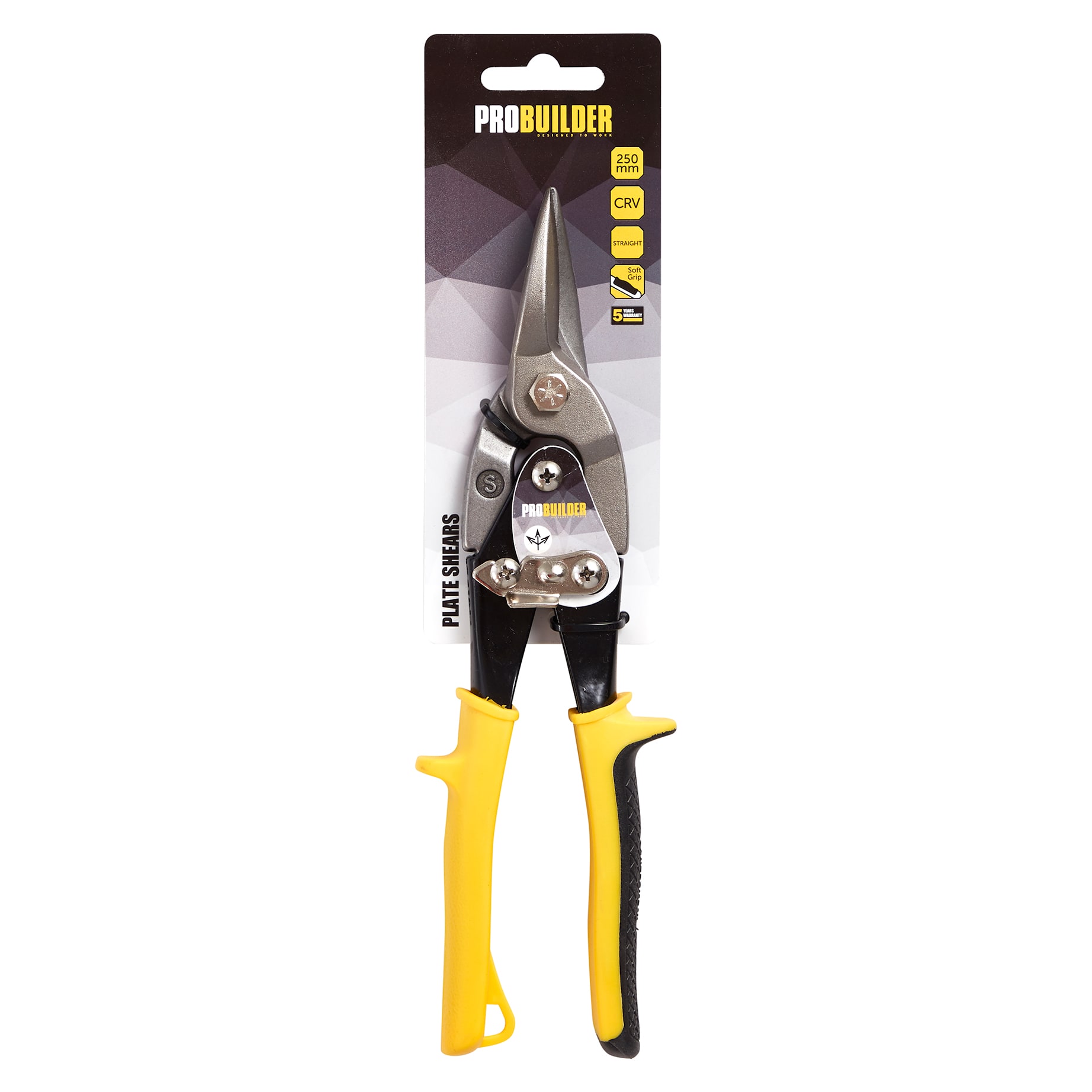Blikksaks hobby gul Probuilder 250mm Prefa