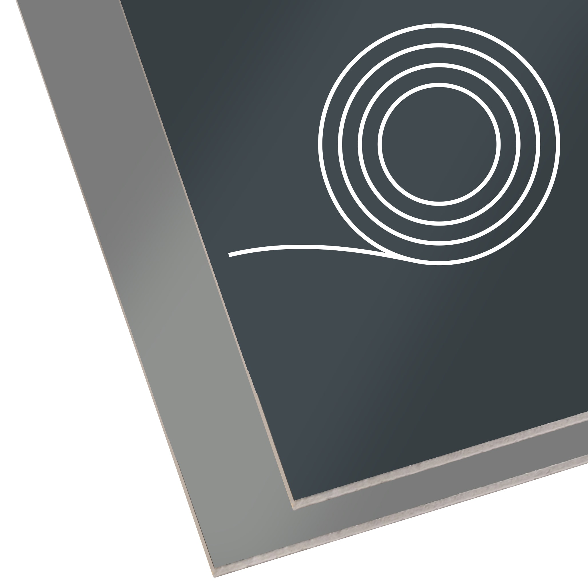 Alu coil 2-sidig folie antrasitt 7016- grå 7037 1.25 0.9mm (ca 200m2) Prefa