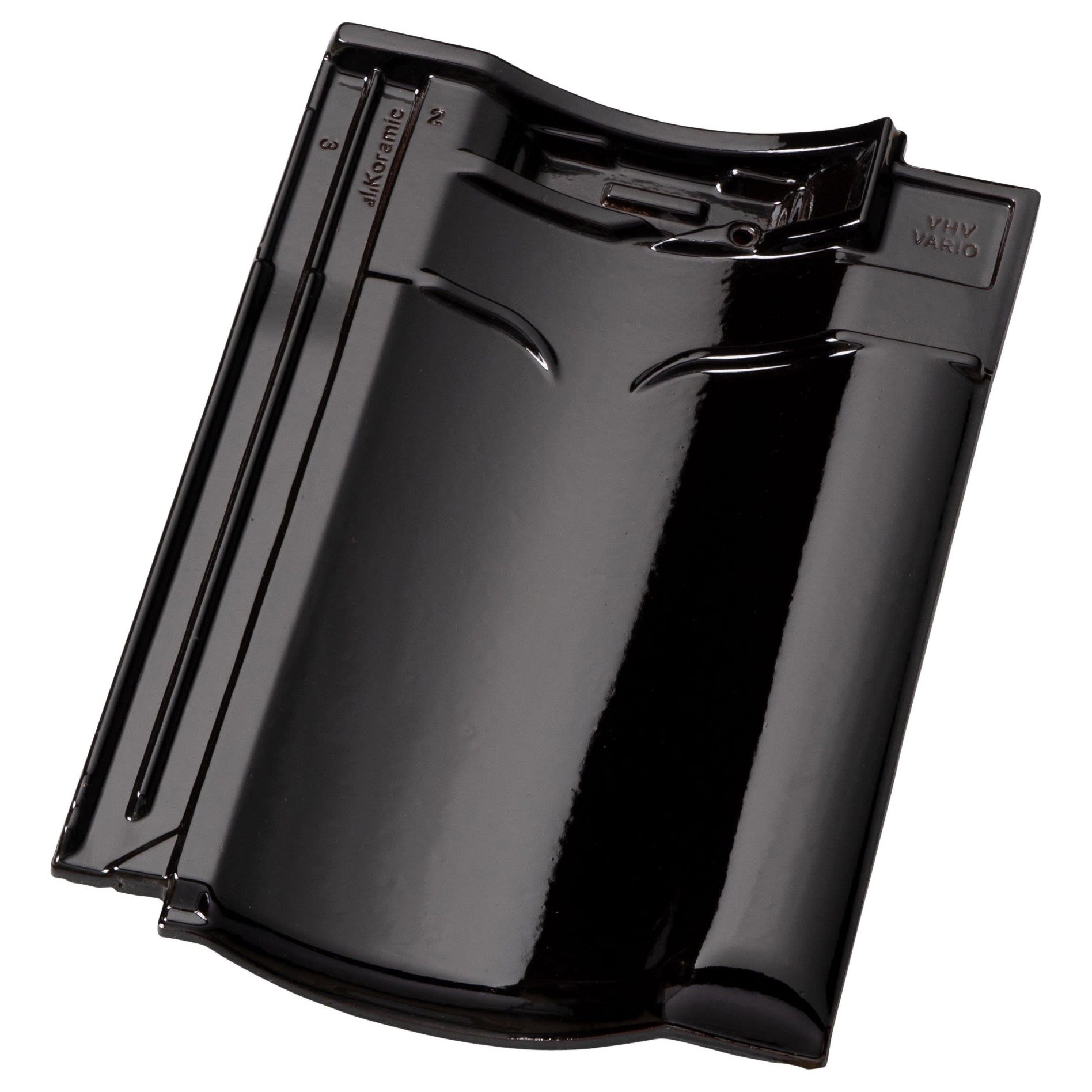 Koramic VHV Vario normalstein glasert sort Prefa