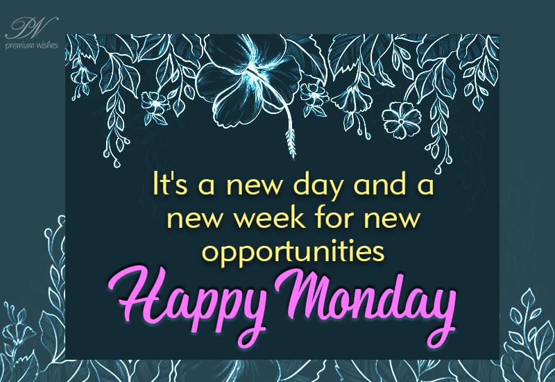 Happy Monday Friends - Premium Wishes